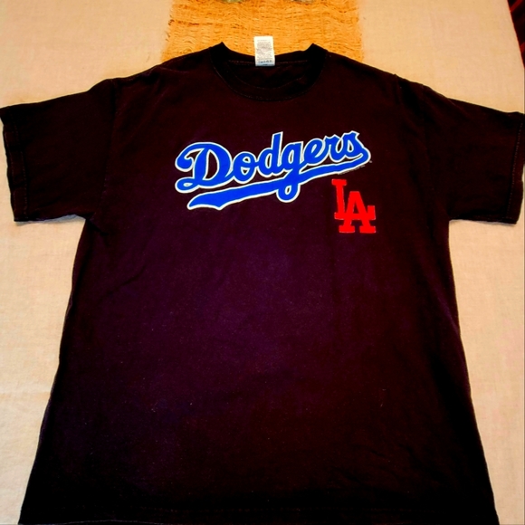 Delta | Shirts | Dodger Shirt Delta Magnum Weight Black Size Large ...
